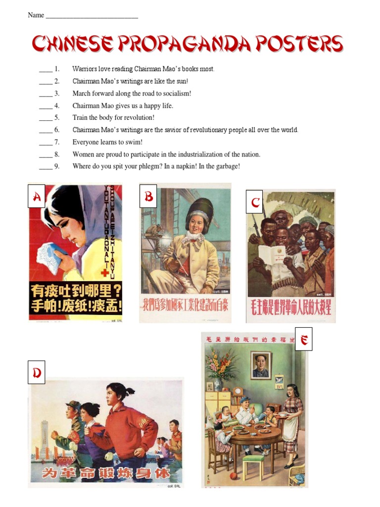AnalyzingMaoZedongsCommunistChinaPosters 1 | PDF | Mao Zedong ...