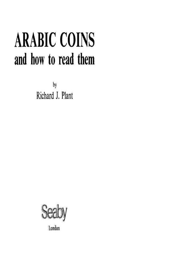 Arabic Coins and How To Read Them | PDF