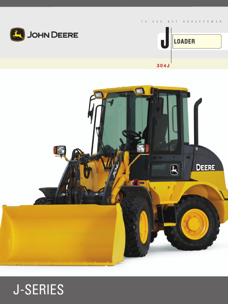 304J 4WD Loader | PDF | Loader (Equipment) | Steering