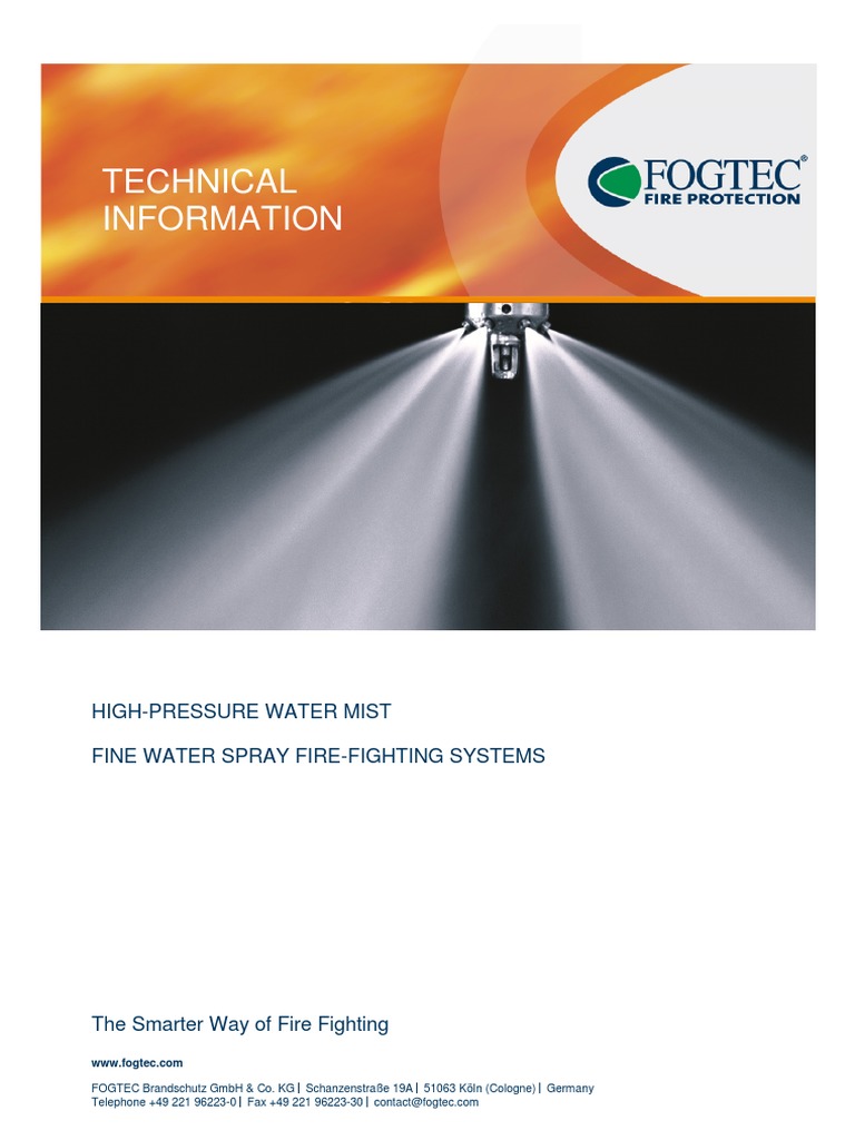 Fogtec Technical Information May 2017 English | PDF | Pipe (Fluid ...
