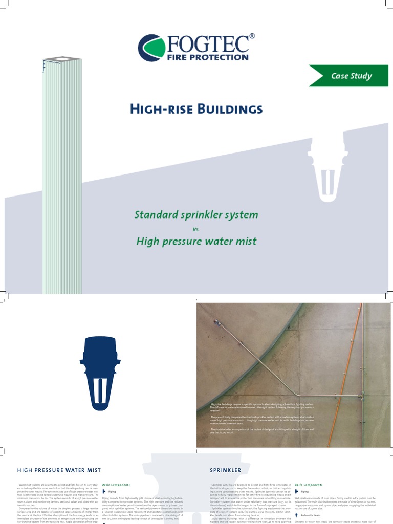 Fogtec Brozura A4 en Print RGB | PDF | Fire Sprinkler System | Energy ...