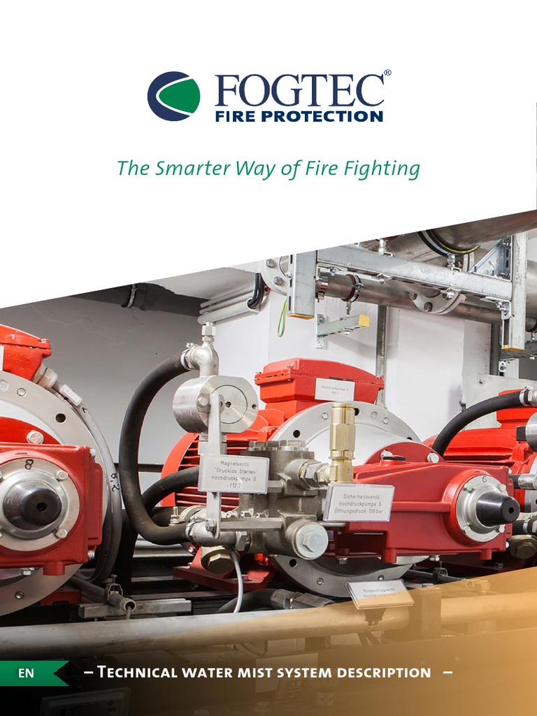 Fogtec Systembroschuere Fixed en Web | PDF | Fire Sprinkler System | Pump