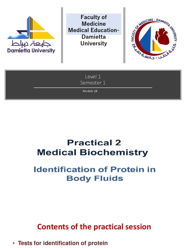 2 - Practical Biochemistry Protein Detection | Download Free PDF ...