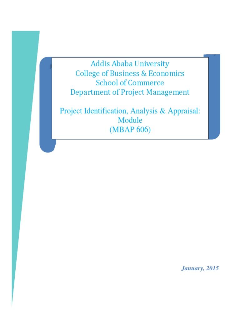 Project Identification, Analysis, and Appraisal | PDF | Swot Analysis | Top Down And Bottom Up ...