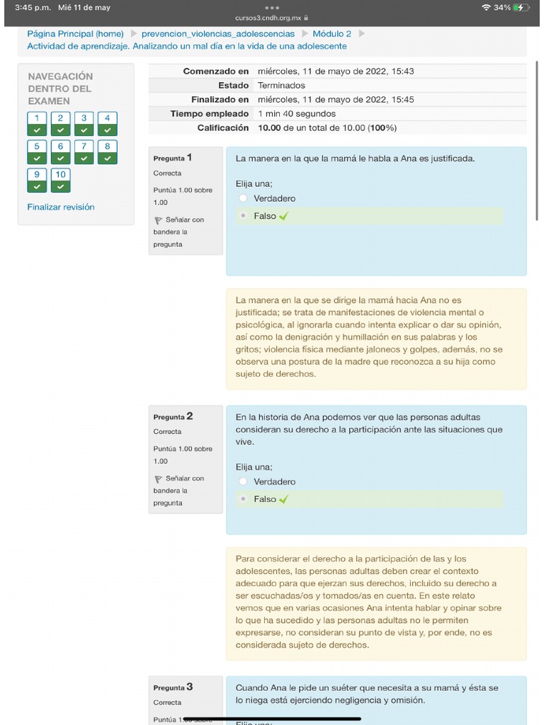 Prevencion Violencia Adolescencia Modulo 2 Pdf