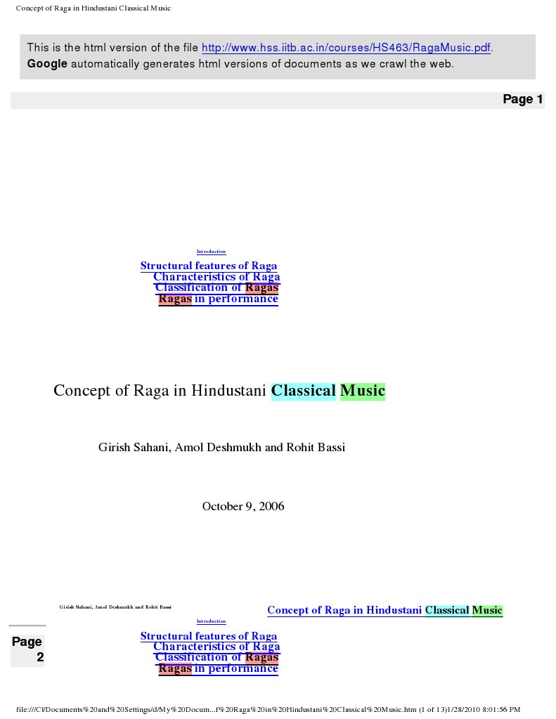 Understanding Raga in Hindustani Music | PDF | Classical And Art Music ...