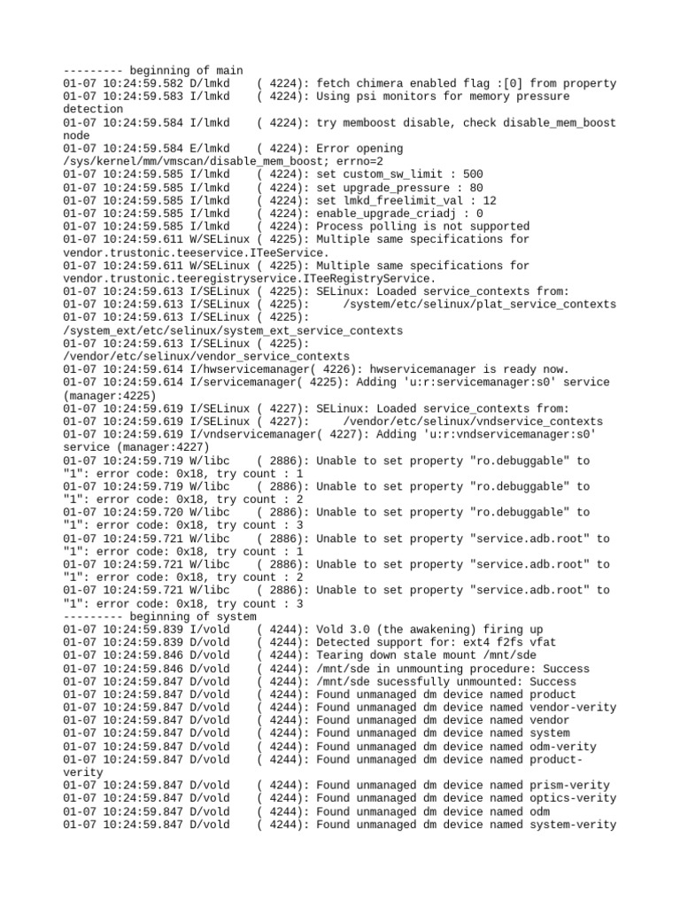 Logcat CSC Update Log | PDF | Computer Architecture | Software