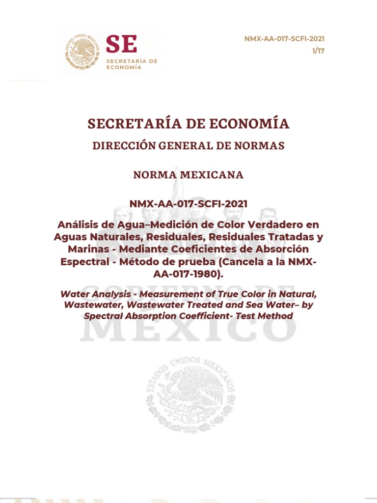 Medición de Color Verdadero en Agua | PDF | Color | Partículas