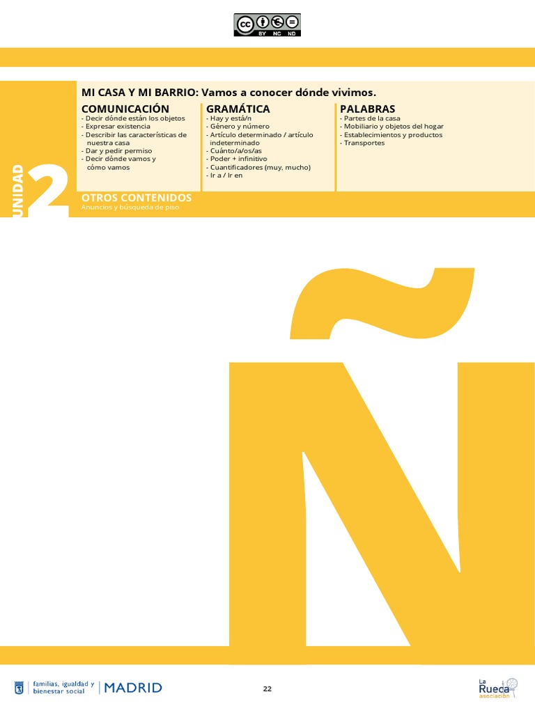 Español 1 Unidad 2 | PDF | Dormitorio | Mueble