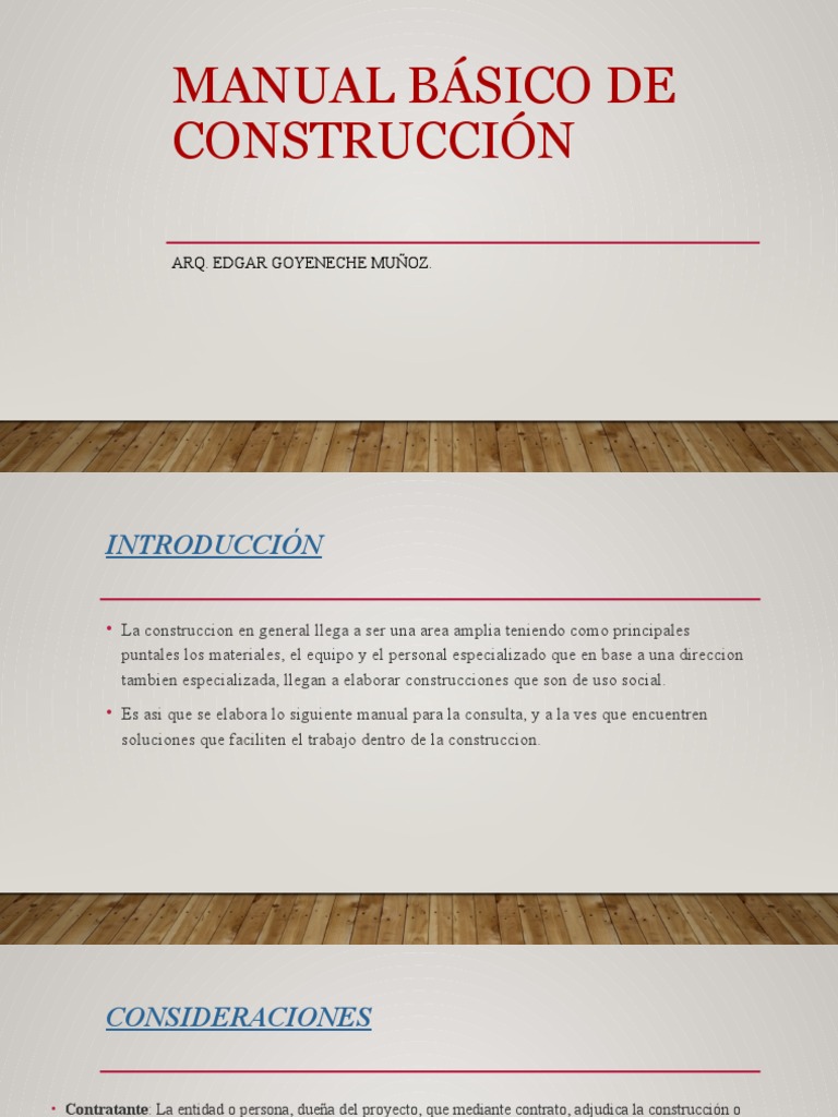 Manual Básico de Construcción y Seguridad | PDF | Hormigón | Ladrillo