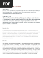 Cómo Asentar Válvulas de Motor | PDF | Máquinas | Ingeniería mecánica