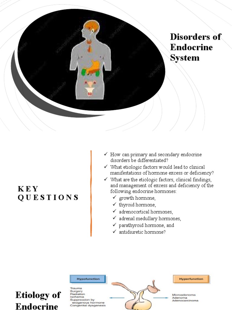 Disorders of Endocrine System | PDF | Hypothyroidism | Endocrine System