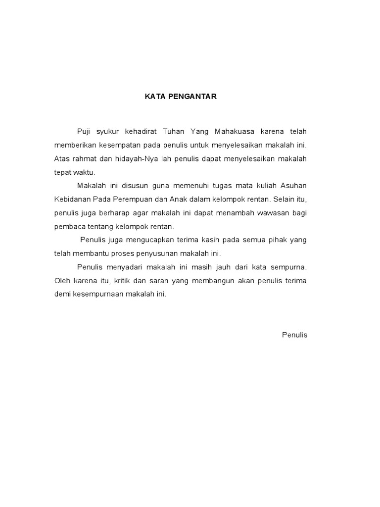 Makalah Kelompok Rentan | PDF | Ilmu Sosial | Pengembangan Diri
