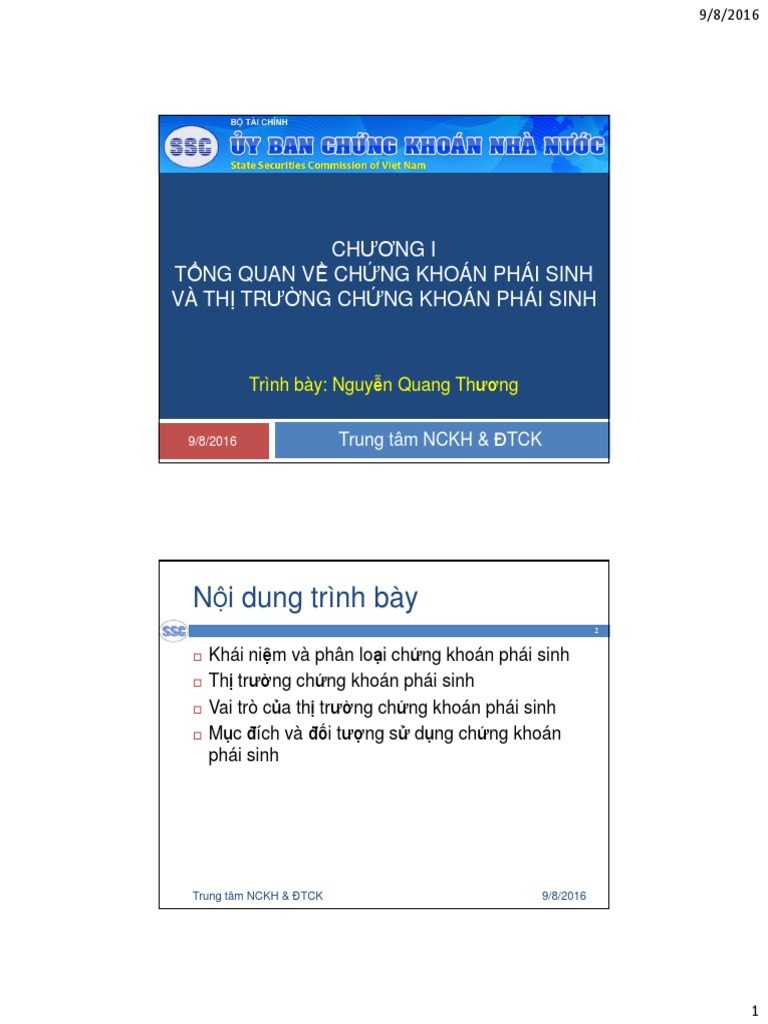 Chuong I - Tong Quan Ve CKPS Va TTCKPS | PDF