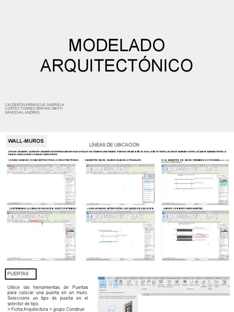 Guía de Modelado Arquitectónico en Revit | PDF | Techo