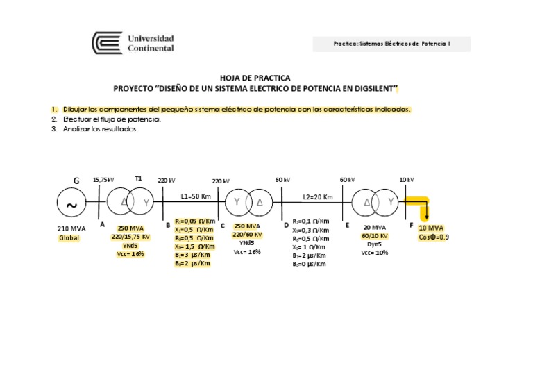 Practica Flujo de Potencia | PDF