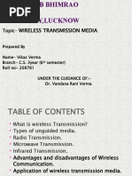 Types of Wireless Transmission Media | PDF | Radio | Modulation