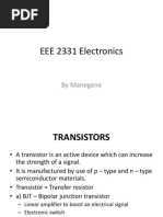 Basic Electronics (BBEE103/BBEE203) - Bipolar Junction Transistors (Module 2) | PDF | Bipolar ...