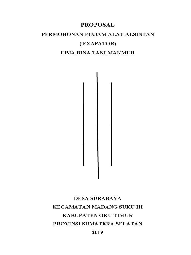 Proposal Alat Berat | PDF