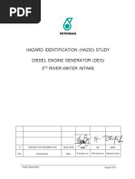 Template Hazid Report | PDF | Natural Gas | Hazards