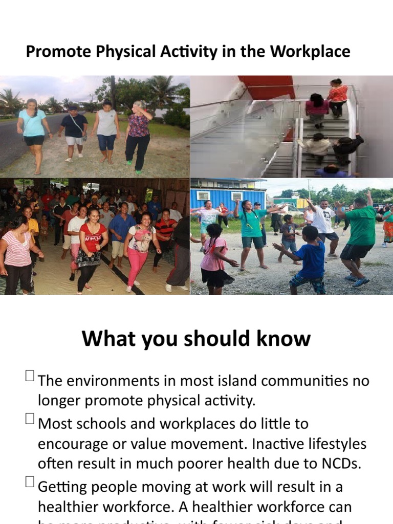Promote Physical Activity in The Workplace | PDF | Physical Fitness ...