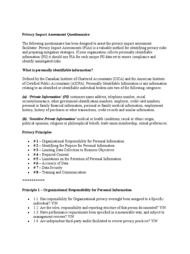 Privacy Impact Assessment Guide | PDF | Privacy | Information Privacy