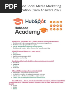 HubSpot Inbound Marketing Exam Answers | PDF | Marketing | Market ...