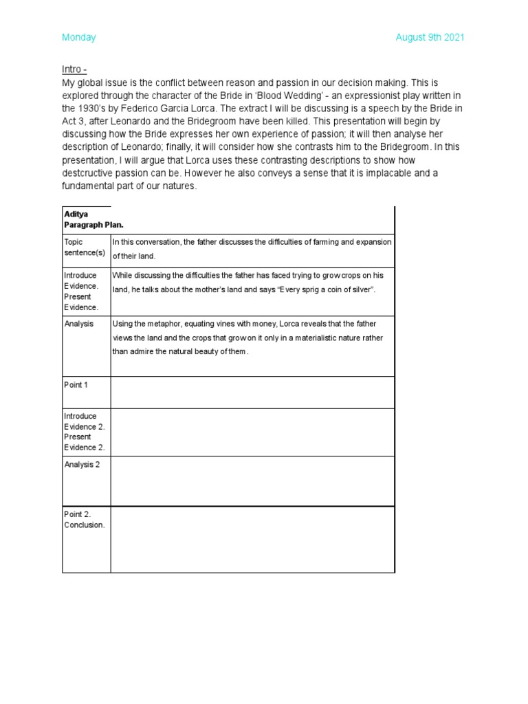 Lesson 16 - IOP 1-BW Cycle1Table | PDF