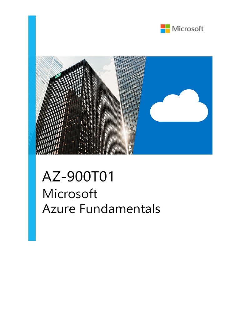 AZ 900T01 A Microsoft Azure Fundamentals | PDF | Cloud Computing ...