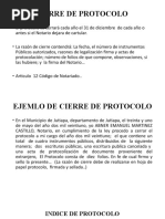 5 Razón de Cierre Del Protocolo | PDF