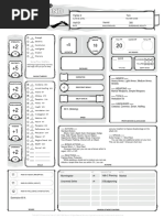 Character Sheet Warlock 5e | PDF | Tsr (Company) Games | Gary Gygax Games