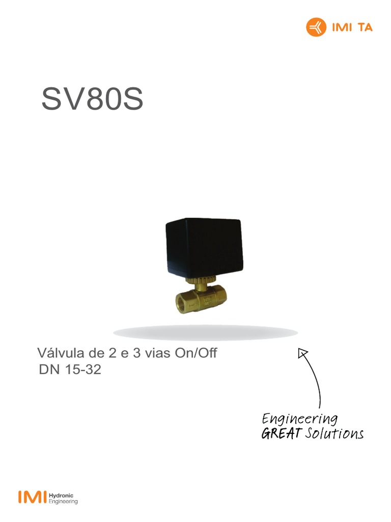 Válvula 2 e 3 Vias - SV80S | PDF | Válvula | Engenharia Mecânica