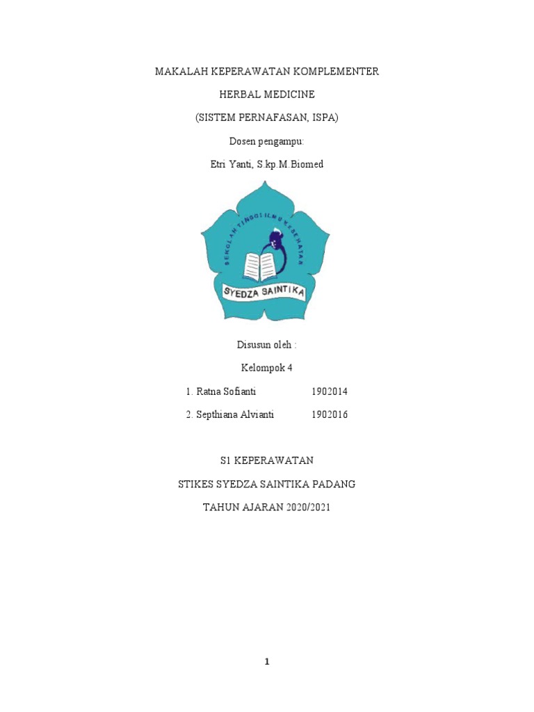 Kel 4 Keperawatan Komplementer | PDF | Kesehatan Holistik | Sains & Matematika