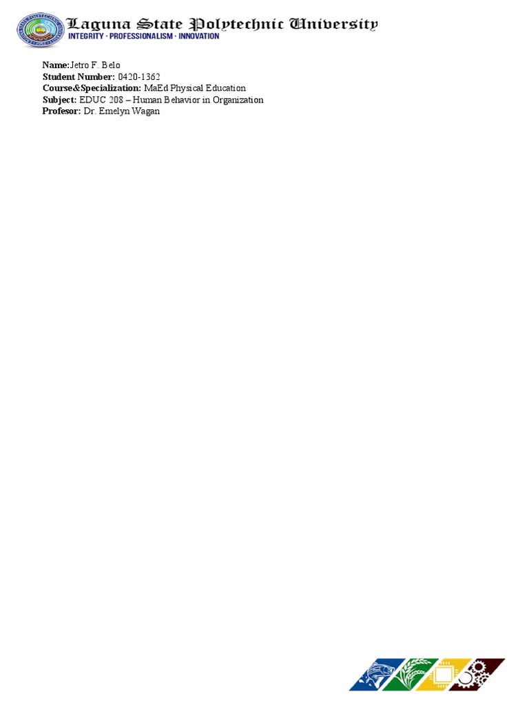 Template Lspu | PDF | Career & Growth | Science & Mathematics