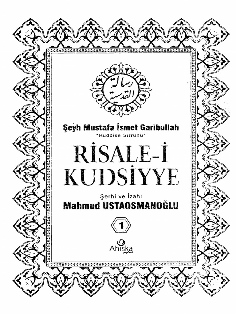 Risalei Kudsiyye 1 | PDF Risalei Kudsiyye 1 | PDF