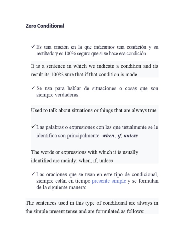 Zero Conditional | PDF