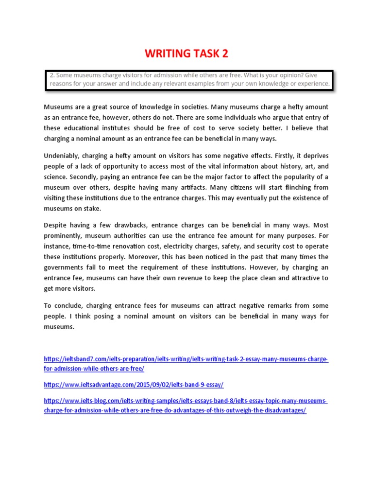 Writing Task 2 | PDF | Advertising | Zoo