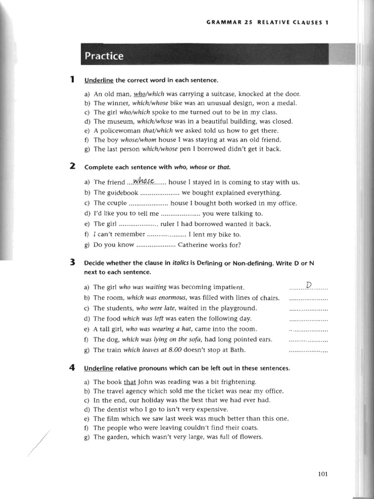 Relative Clauses 2 | PDF | Linguistics