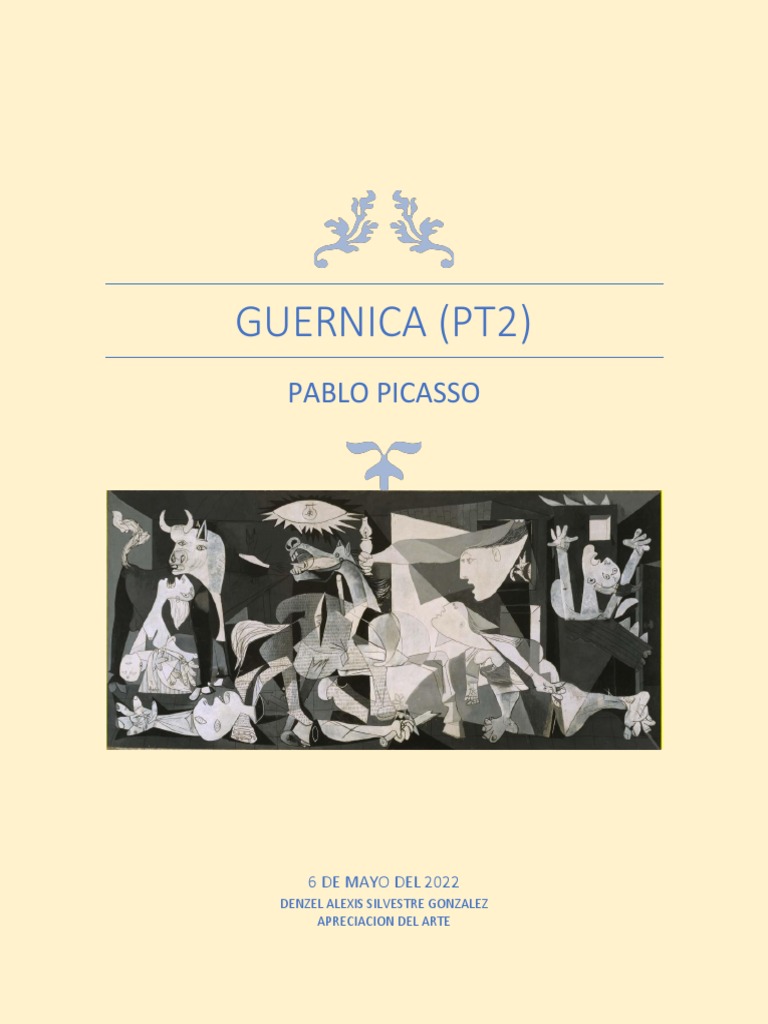 Guernica F | PDF | Pablo Picasso | guerra civil Española