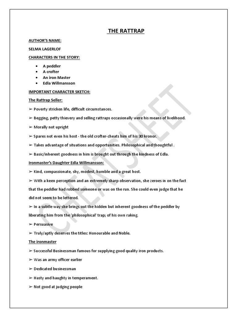 Cheat Sheet For Class 12 Eng | PDF | Mahatma Gandhi | Poetry