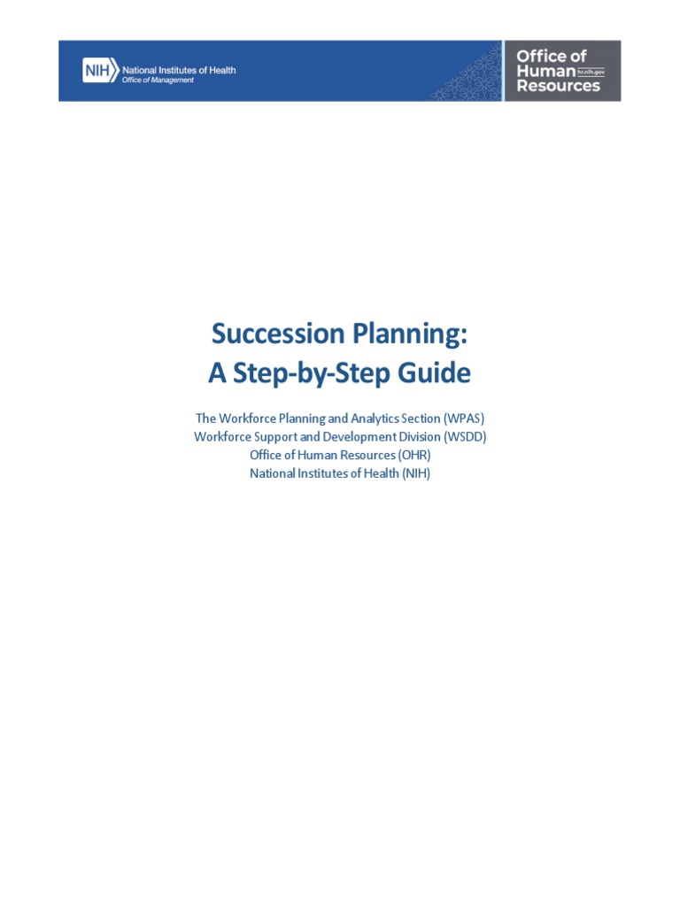 Succession Planning Step by Step Guide | PDF | Human Resource ...