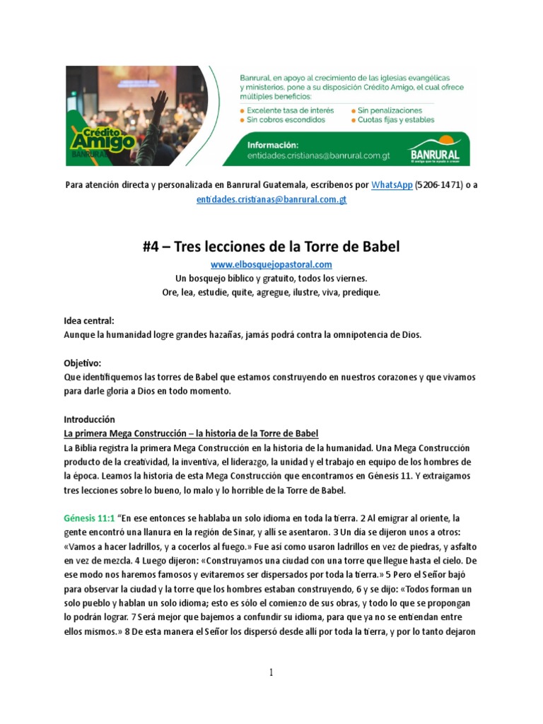 Lecciones de la Torre de Babel | PDF | Jesús | Sola Fide
