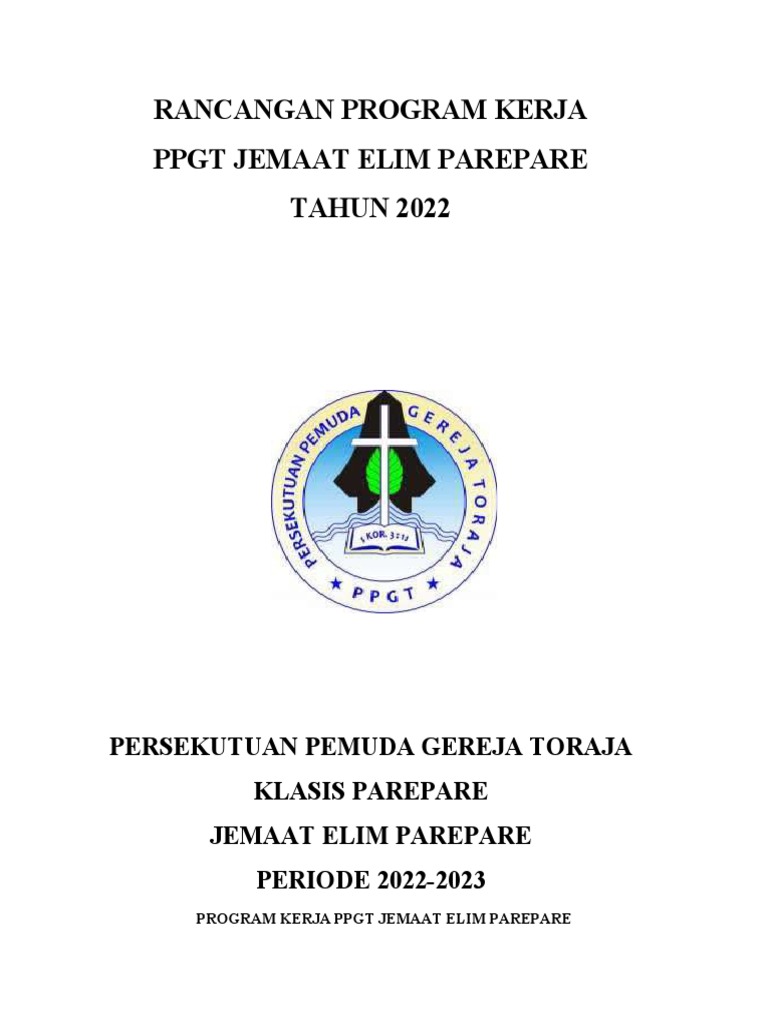 Rancangan Program Kerja PPGT 2022 | PDF