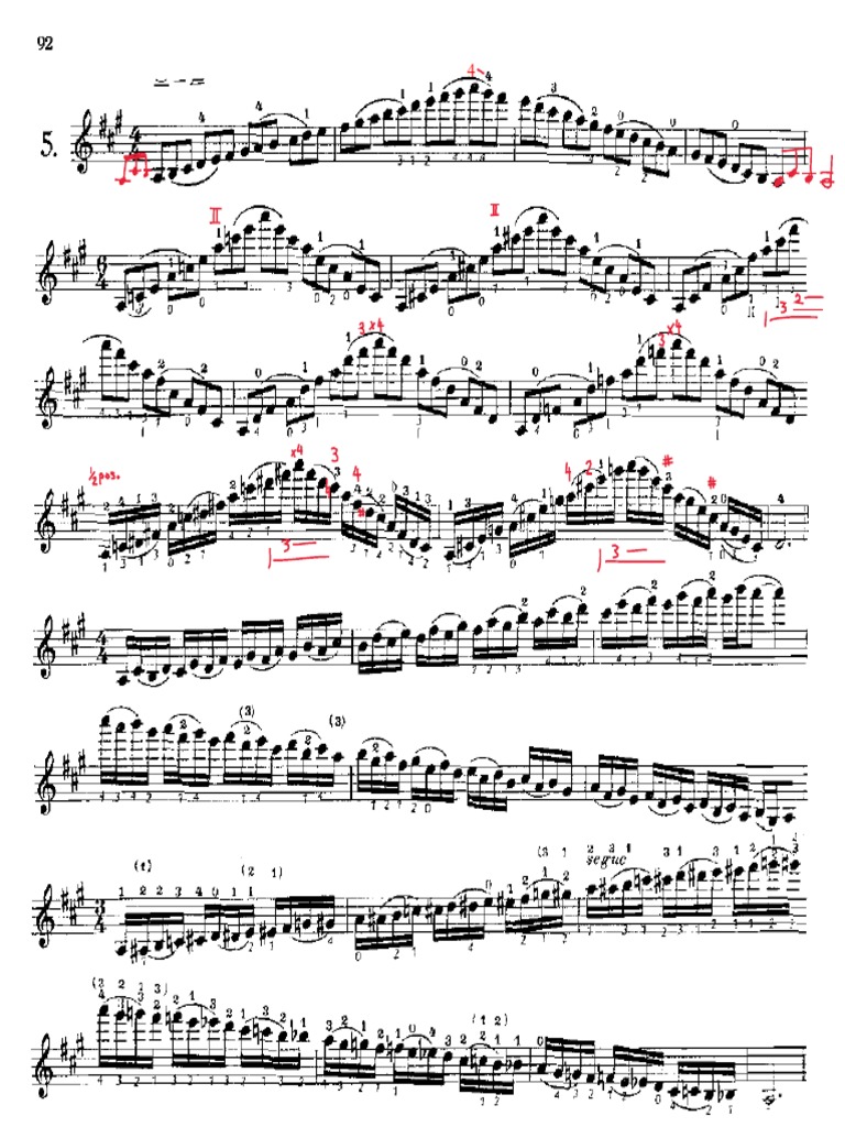 A Major Three Octave Scale | PDF