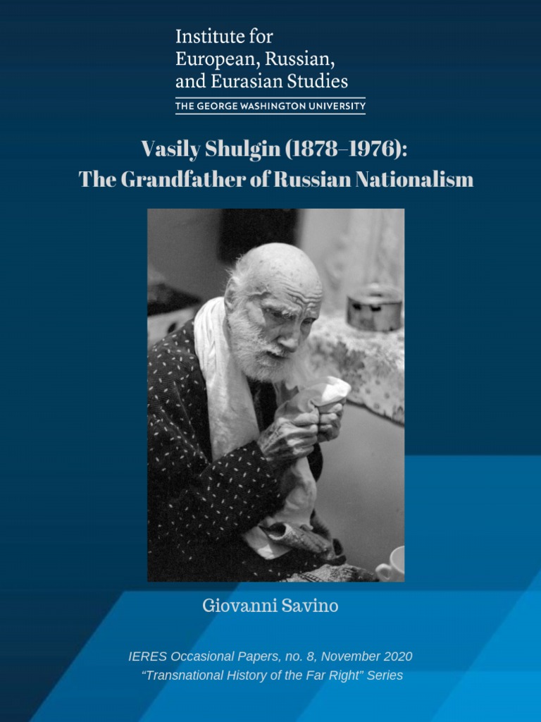 Savino, Vasily Shulgin. Grandfather of Rus Natism (2020) | PDF ...