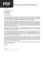 Letter To Governor Abbott | PDF