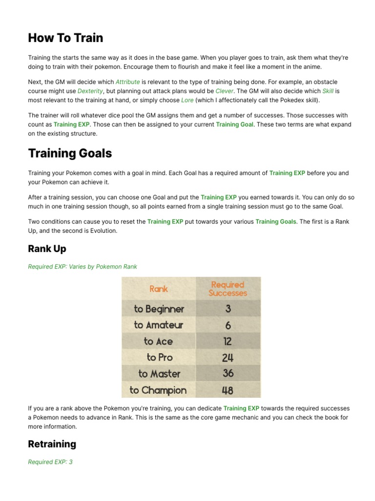 Custom Training Evolution | Download Free PDF | Gaming