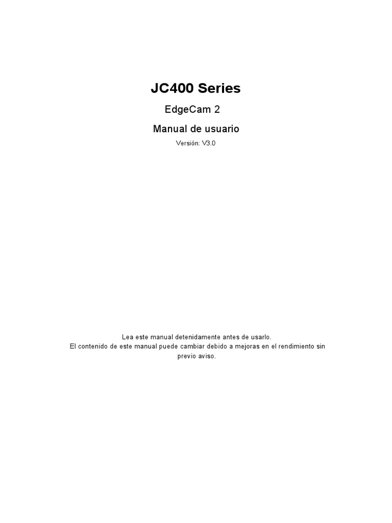 Manual de Usuario Serie JC400 | PDF | Diodo emisor de luz | Grabadora de vídeo digital