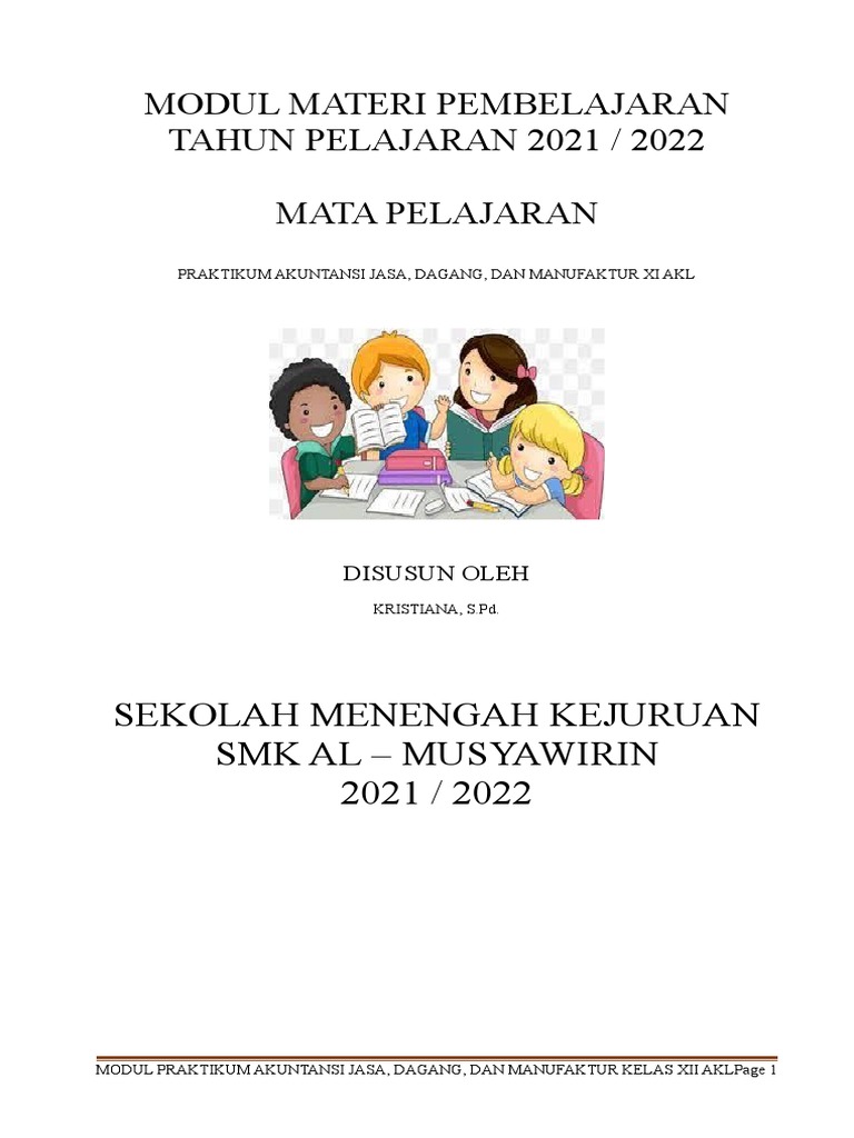 Modul Xi Akl Prak - Ak.js, DGG, Mnfktri Gasal | PDF