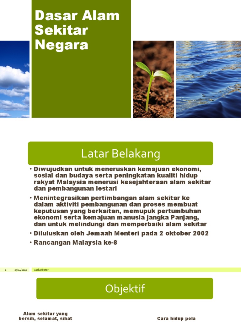 Dasar Alam Sekitar Negara | PDF